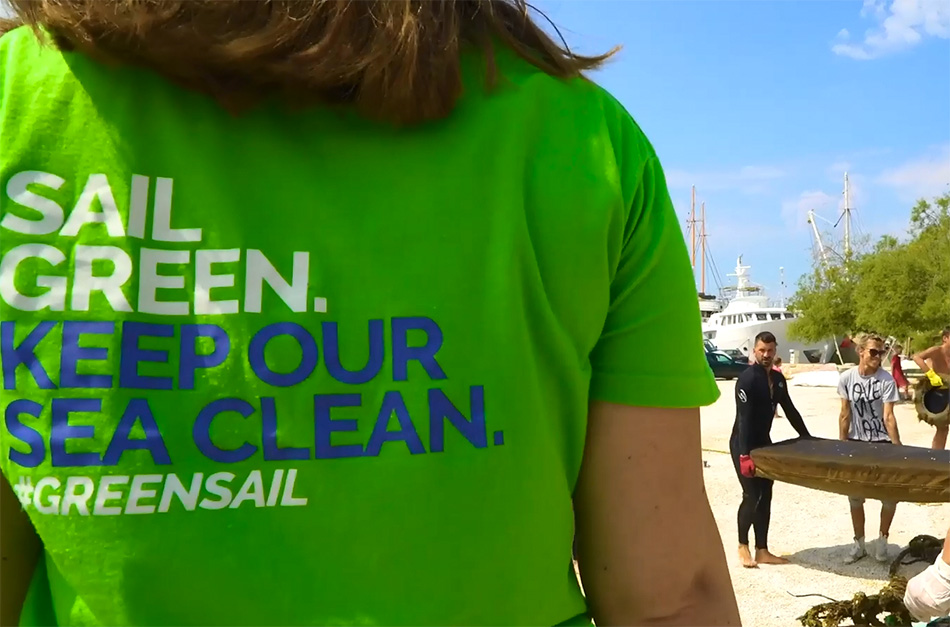 GREEN SAIL - KEEP OUR SEA CLEAN - PANOPTICUM